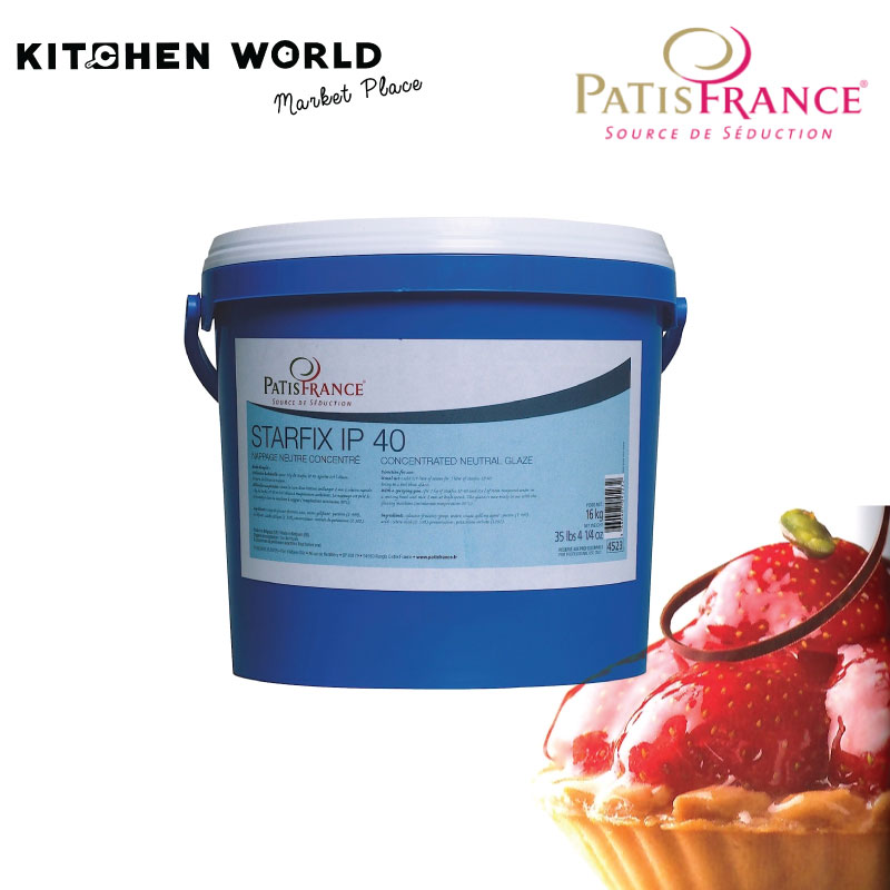 Patisfrance Neutral Glaze /Starfix IP40, 16 kg / เจลเคลือบใส - คิทเช่น ...
